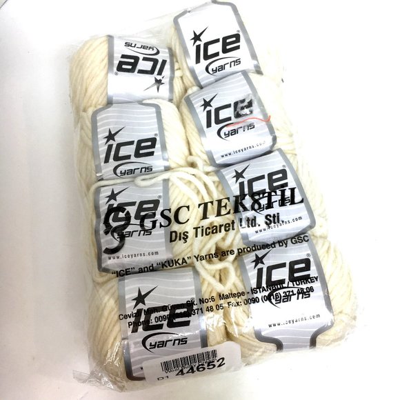 Ice | Art | Ice Yarns Cream Wool Acrylic Blend 5 Grams | Poshmark
